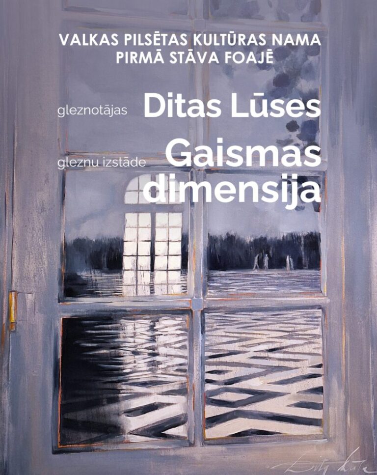 Valkā apskatāma gleznotājas Ditas Lūses gleznu izstāde “Gaismas ...